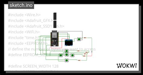 Lcd Alarm Setting Eeprom 2 Alar Wokwi Esp32 Stm32 Arduino Simulator