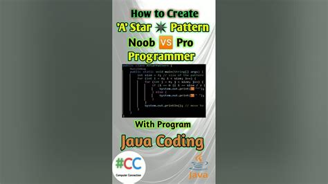 🔥noob Vs Pro🔥programmer Starpattern Codingshortvideo Status Viralshorts Shortsfeed