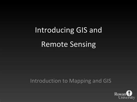 Introduction To Gis Pptx 3 D Graphics Computer Software And