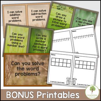 Simple Word Problems On Addition And Subtraction To TPT