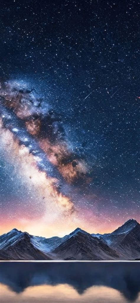 星空雪山 风景手机动态壁纸 风景手机壁纸下载 元气壁纸