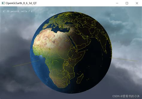【小沐学gis】基于c qt绘制三维数字地球earth（opengl） qt绘制数字地图 csdn博客