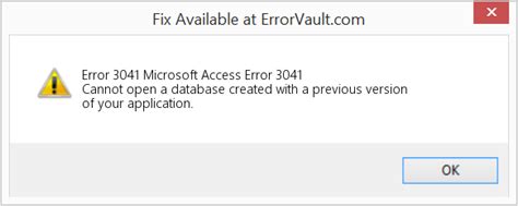 How To Fix Error 3041 Microsoft Access Error 3041 Cannot Open A