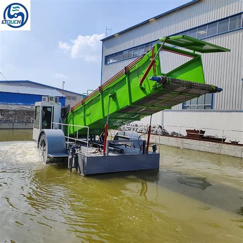 Floating Garbage Rubbish Collector Boat Rubbish Collection Cleaning Boat And Trash Skimmer