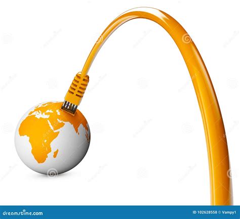 Ethernet Cable And Port Isolated Vector Icon Network Socket Icon Ethernet Connector Icon