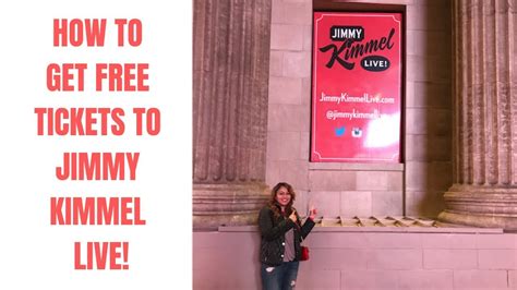 Jimmy Kimmel Tickets Audience