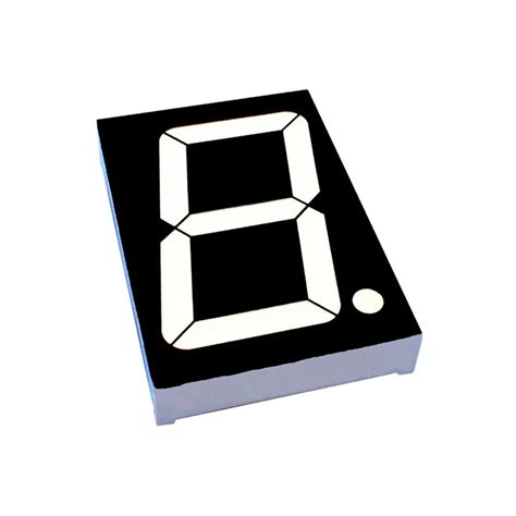 One Digit 13x10x7mm Small Size White 7 Segment Led Display For