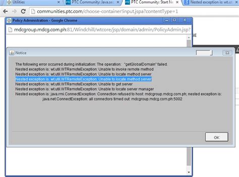 Solved Java Error PTC Community