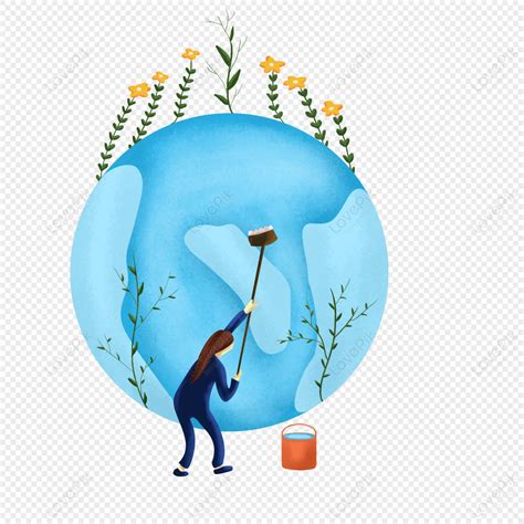 환경 친화적 인 지구 Png 일러스트 무료 다운로드 Lovepik