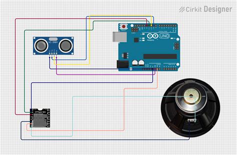 Arduino Controlled Ultrasonic Sensor With Audio Feedback How To Guide And Editable Circuit