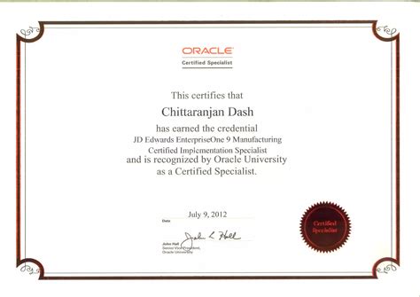 Oracle Certificate Ppt Oracle Certificate Ppt