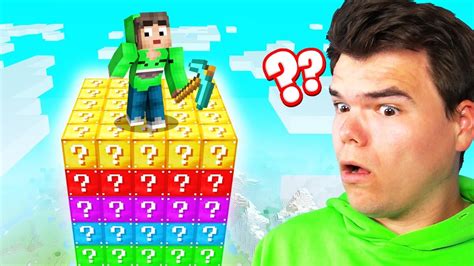 100 Layers Lucky Blocks In Minecraft… Youtube