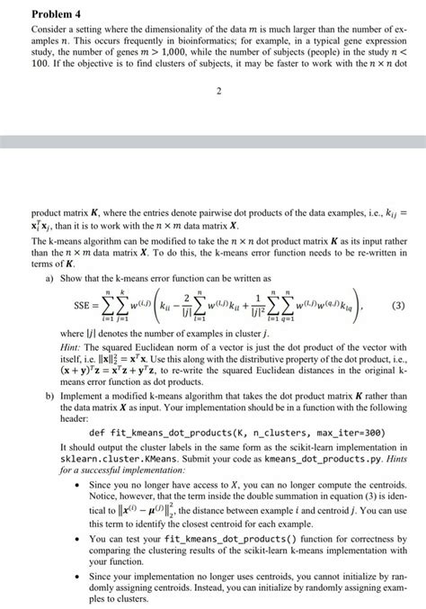 Solved Problem 2 The Mean Squared Error Mse Cost Function