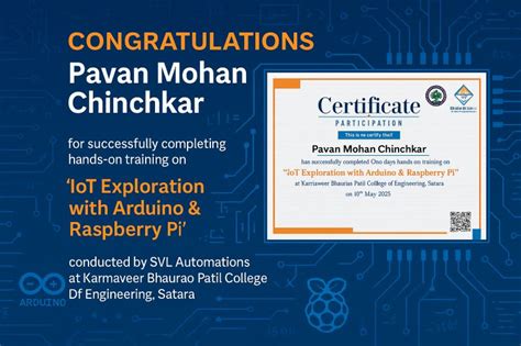 Iot Arduino Raspberrypi Stem Engineering Innovation Pavan Chinchkar