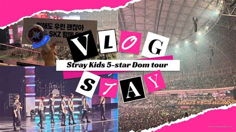 스테이로그 3 콘서트 Vlog 스트레이키즈 돔투어 첫콘 고척돔 Stay 목소리 나옴 주의 🐿️ Youtube