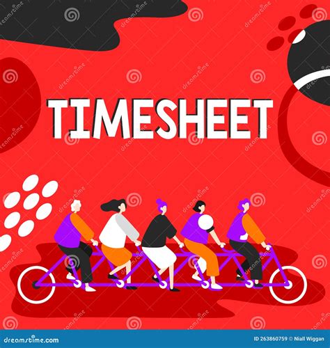 Text Caption Presenting Timesheet Conceptual Photo Graphical