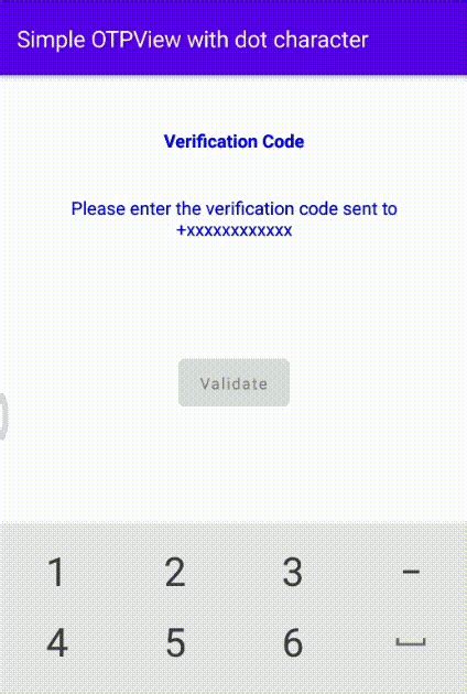 Android Arsenal Sscomposeotppinview