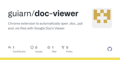 Github Guiarndoc Viewer Chrome Extension To Automatically Open Doc Ppt And Xls Files