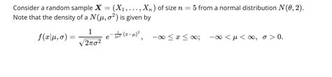Solved Compute The Likelihood Function For This Sample Chegg Com