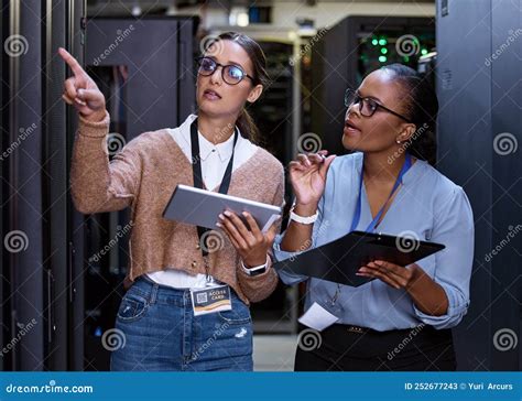 We Should Check Those Servers Next Two Attractive Young Female