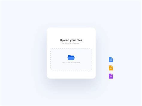 File Uploader Drag Drop By Ariuka On Dribbble