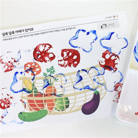 알록달록 야채가 있어요 차이의 놀이