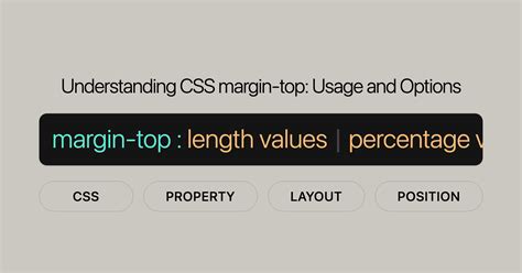 Understanding Css Margin Top Usage And Options