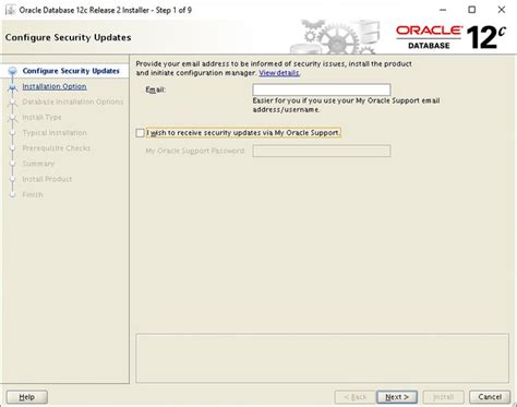 oracle 12c installation on oracle linux