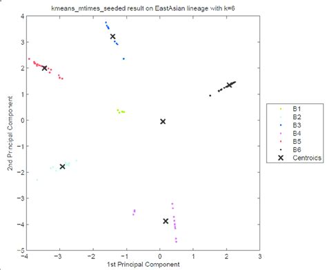 The Clustering Plot Of East Asian Beijing Strains Clustering Plot Of