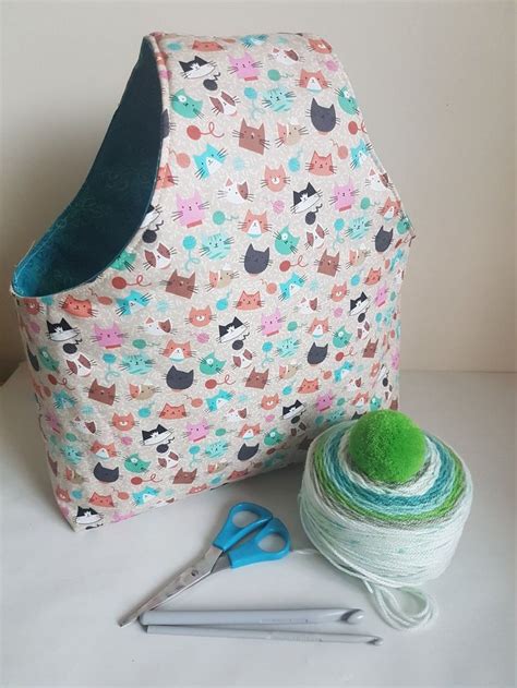 Yarn Bag Tutorial Yarn Bag Tutorial Yarn Bag Knitting Project Bag
