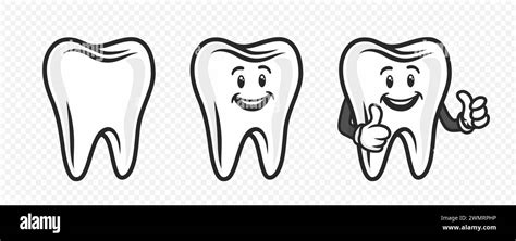 Tooth Clip Art Black And White White And Yellow Teeth Clip Art
