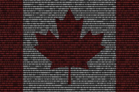 Premium Photo Matrix Binary Code Of Zeros And Ones In Canada Flag Colors Concept Of Computer