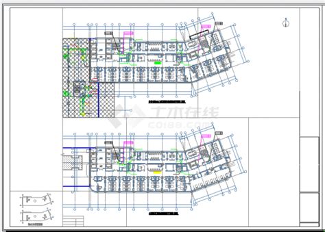 浙江 高层医院住院楼空调及通风排烟系统cad施工图（特殊系统）医疗建筑土木在线