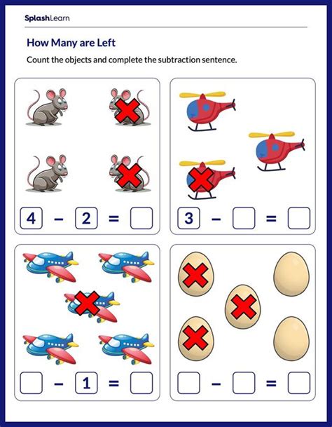 Subtraction Using Place Value Chart Math Worksheets Splashlearn