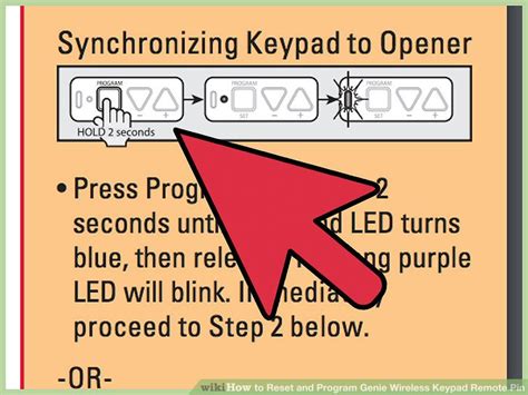 How To Reset And Program Genie Wireless Keypad Remote Pin Steps