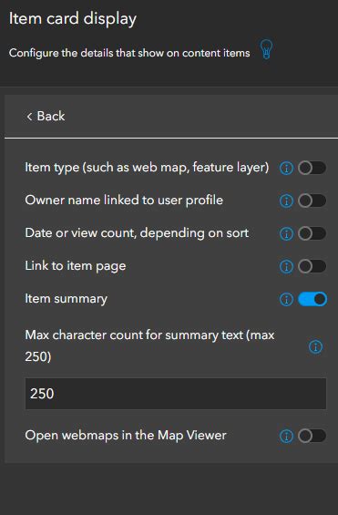 Instant App Gallery Template Summary Not Showing Esri Community