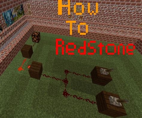 How To Redstone A Interactive Tutorial Minecraft Map