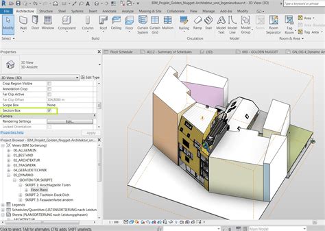 revit section box