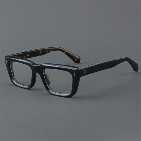 Majeed Retro Rectangle Acetate Glasses Frame Jollynova
