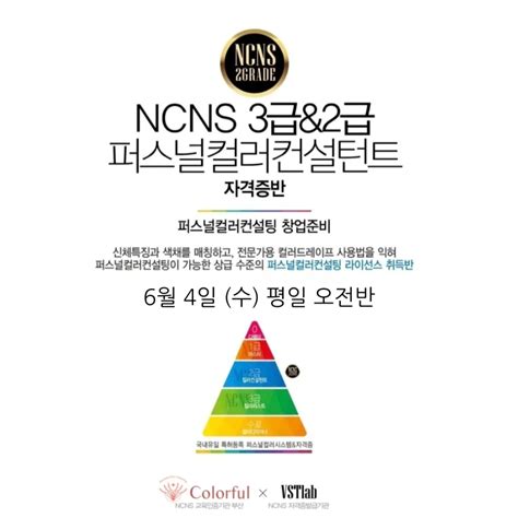 부산 퍼스널컬러 진단 컬러풀 얼마전에 Ncns 2급 3기 이시윤 컨설턴트님의 컬러윤을 방문해서 Ncns에 자체 제작 의뢰한 인증패 전달해드리고 왔어요🥰 컬러풀은 Ncns