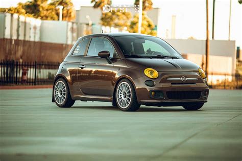 Lowered Fiat 500