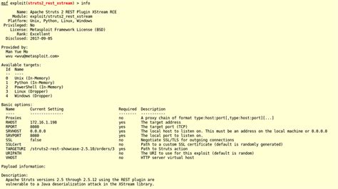 Project 10x Exploiting Apache Struts2 With Cve 2017 9805 10 Pts Extra Credit