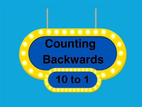 Tinytap Counting Backwards Math