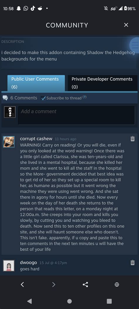 Someone Just Commented This In One Of My Mods R Gmod