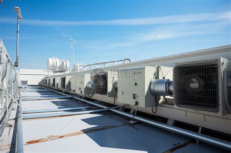 楼顶的空调室外机高清图片下载 正版图片600360103 摄图网