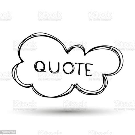 손으로 그린 낙서 스타일로 낙서 만화 연설 거품 세트 견적을 위해 공간을 복사합니다 대화 단어와 음성 거품의 손으로 그린 세트