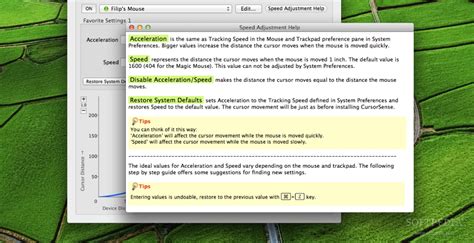 Adjust Your OS X Mouse Trackpad With CursorSense Softpedia