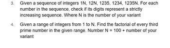 Answered Given A Sequence Of Integers N N N For Each Number In The