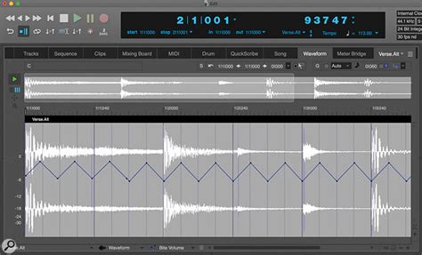 Digital Performer Waveform Editor Tools