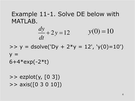 Ppt Chapter 11 Solution Of Differential Equations With Matlab